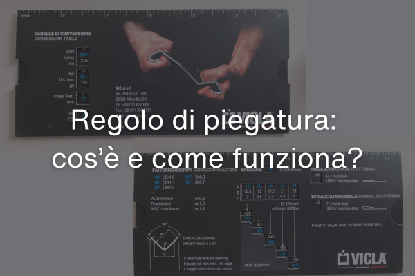 Come leggere un regolo di piegatura? Guida con esempi pratici